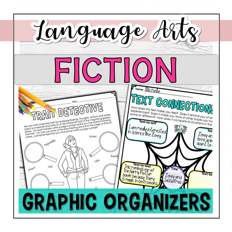 Fiction Graphic Organizers – SunnyDaze Teaching
