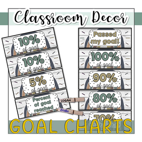 AR Goal Tracker Clip Charts - Muted Colors – SunnyDaze Teaching