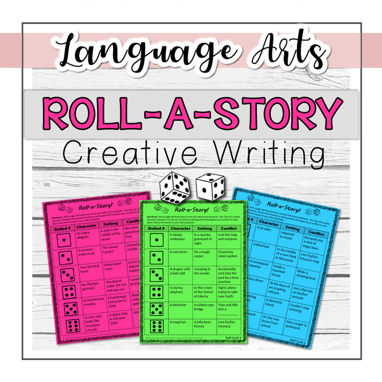 Short Story Creative Writing (Roll-a-Story) – SunnyDaze Teaching