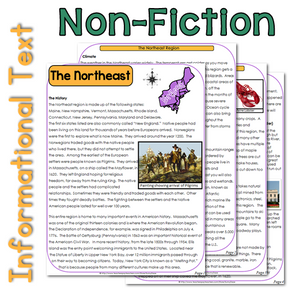 US Regions: Northeast Region (Print and Digital) – SunnyDaze Teaching