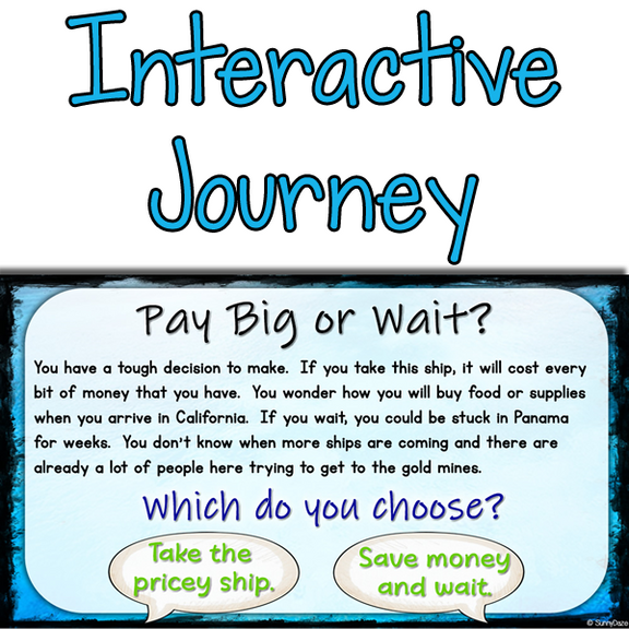 1849 California Gold Rush Interactive Adventure – SunnyDaze Teaching