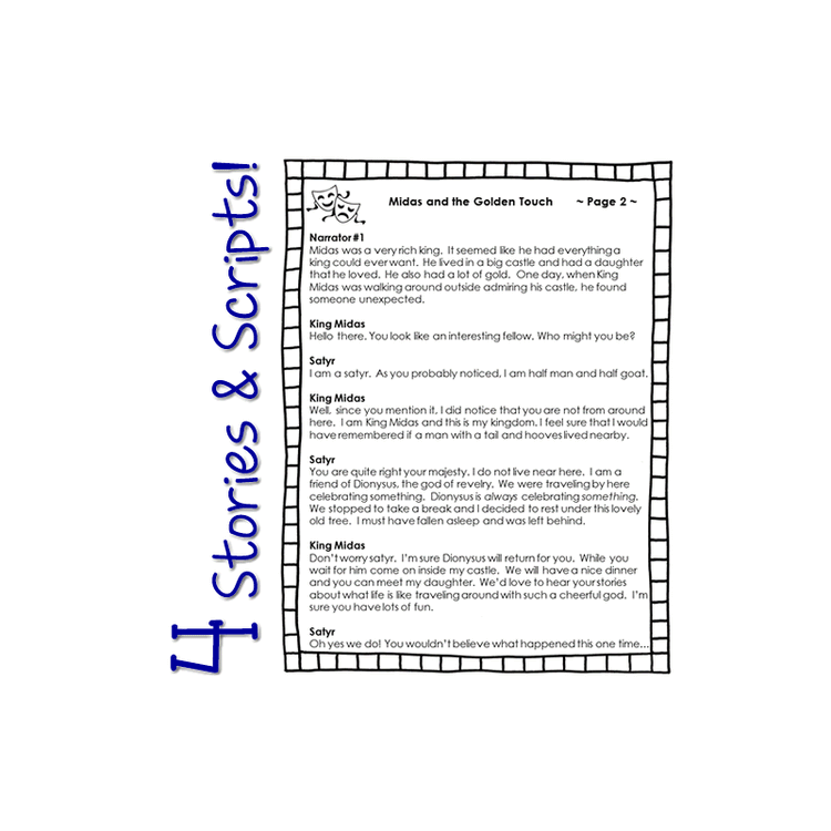 Greek Mythology Readers' Theater Scripts & Stories – SunnyDaze Teaching