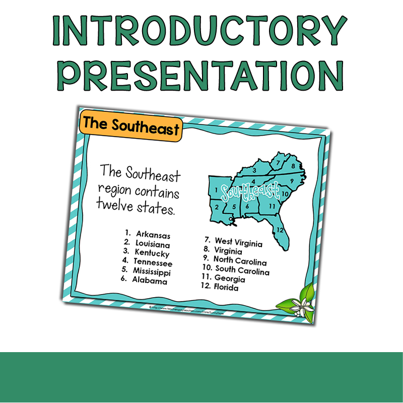 5 Regions of the Unites States BUNDLE (Print and Digital) – SunnyDaze ...