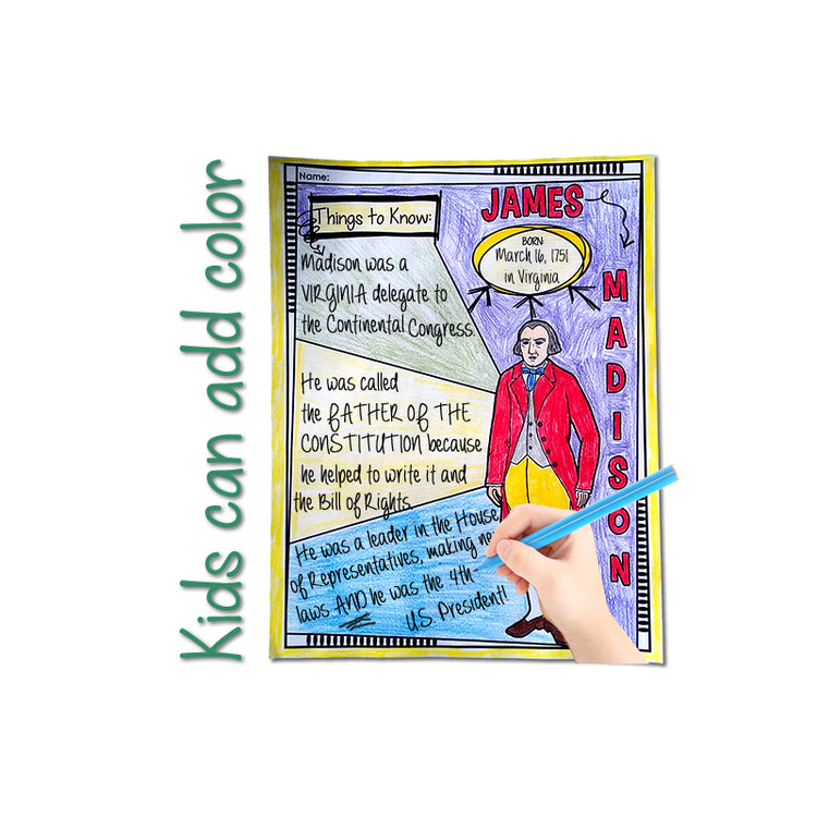 Founding Fathers Posters & Doodle Notes – SunnyDaze Teaching